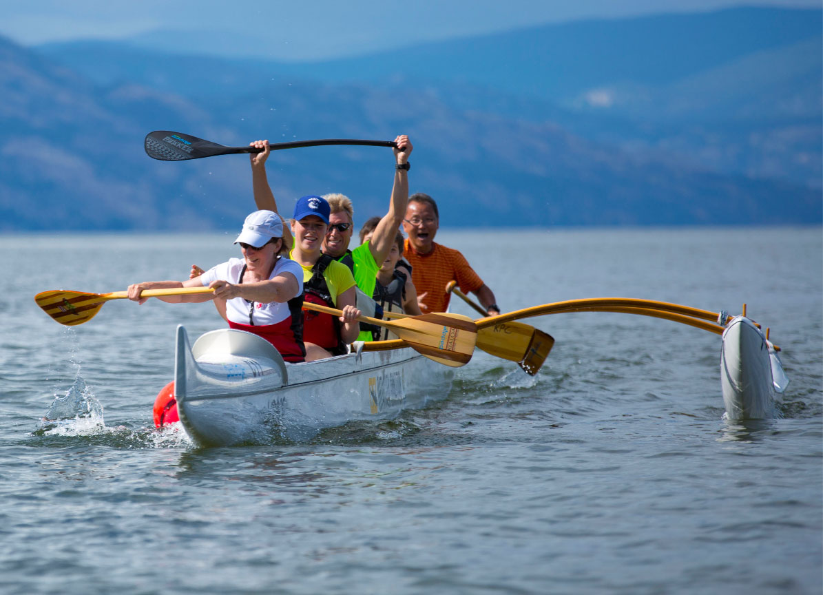 Outrigger Canoe - Kelowna Paddle Centre